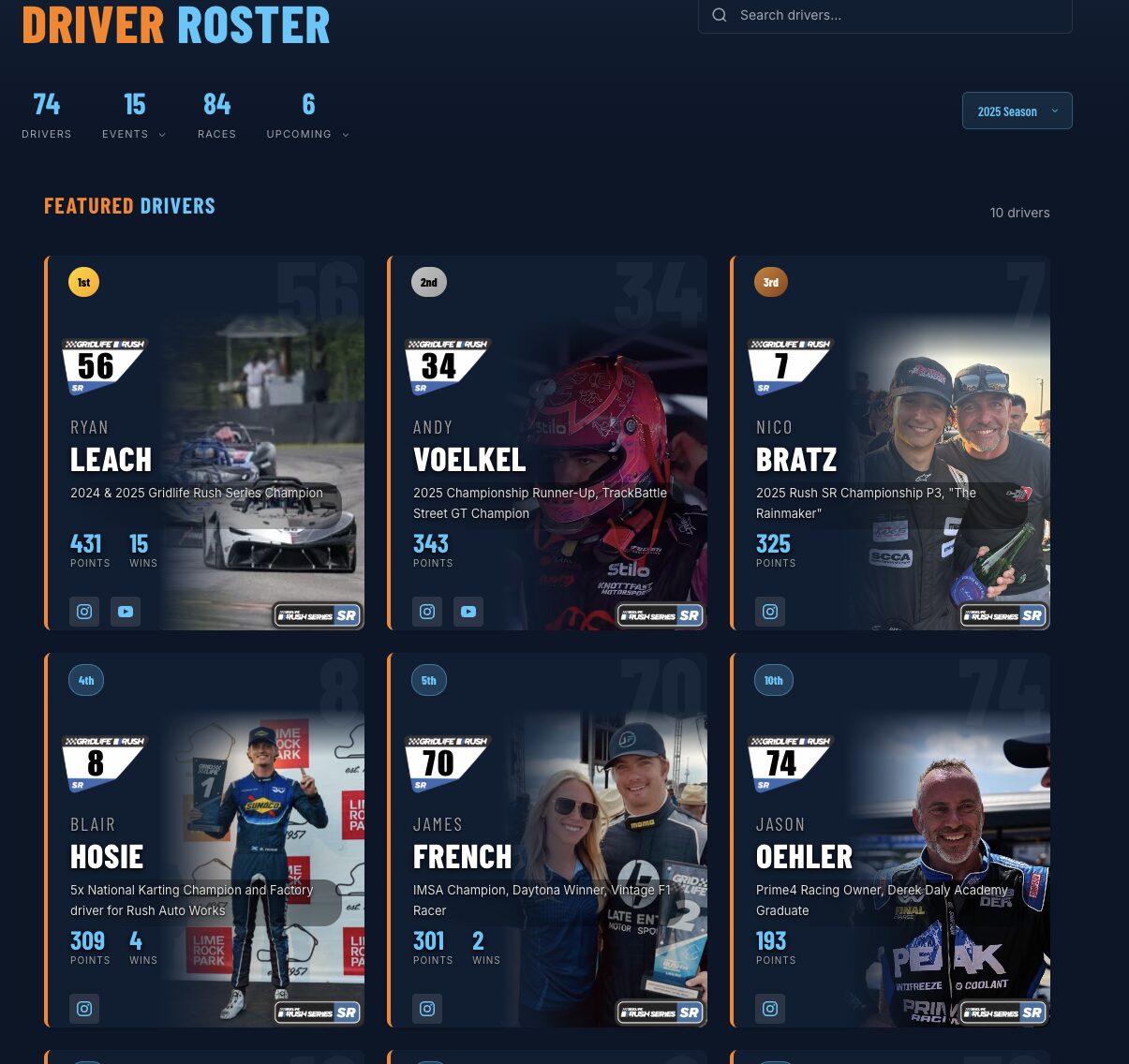 Drivers - Rush Auto Works